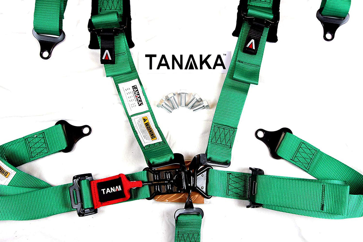 Tanaka BLACK SERIES 2" Latch and Link 5 Points Safety Harness – Tanaka ...