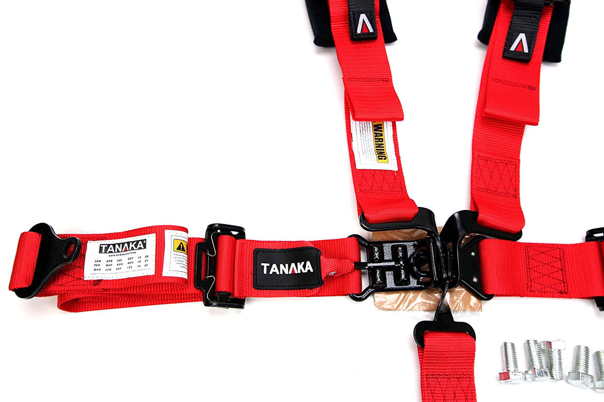 Tanaka BLACK SERIES 2" Latch and Link 5 Points Safety Harness – Tanaka ...