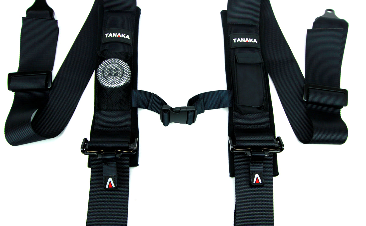 Latch and Link 4 Point Safety Harness with Ultra Comfort Heavy Duty Sh ...